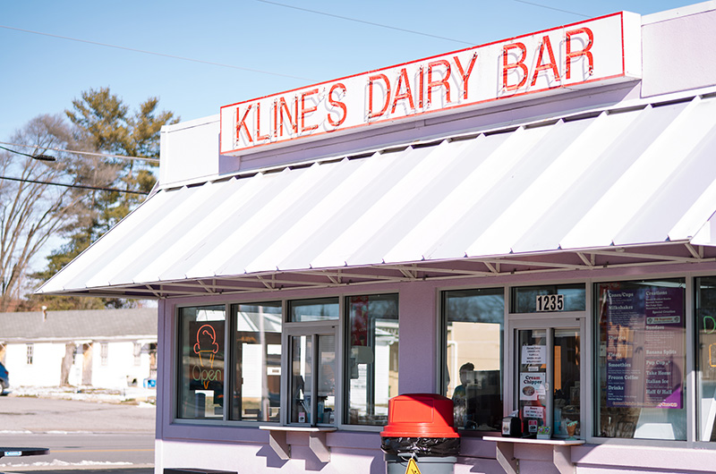 Klines Dairy Bar - Custard Style Ice Cream, Made Fresh Daily